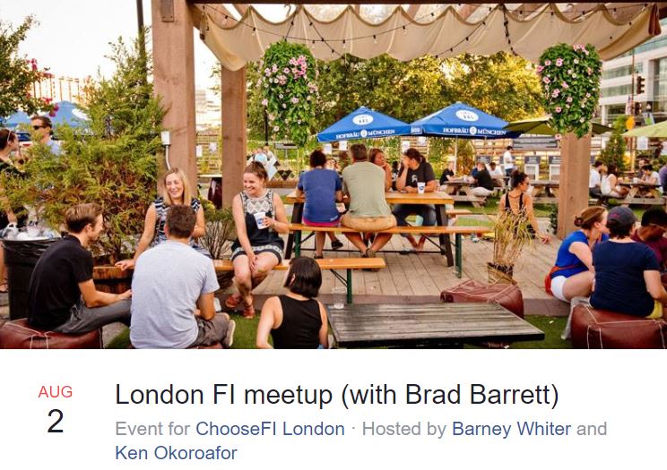 My first ChooseFI Meetup in London - Money For The Modern Girl